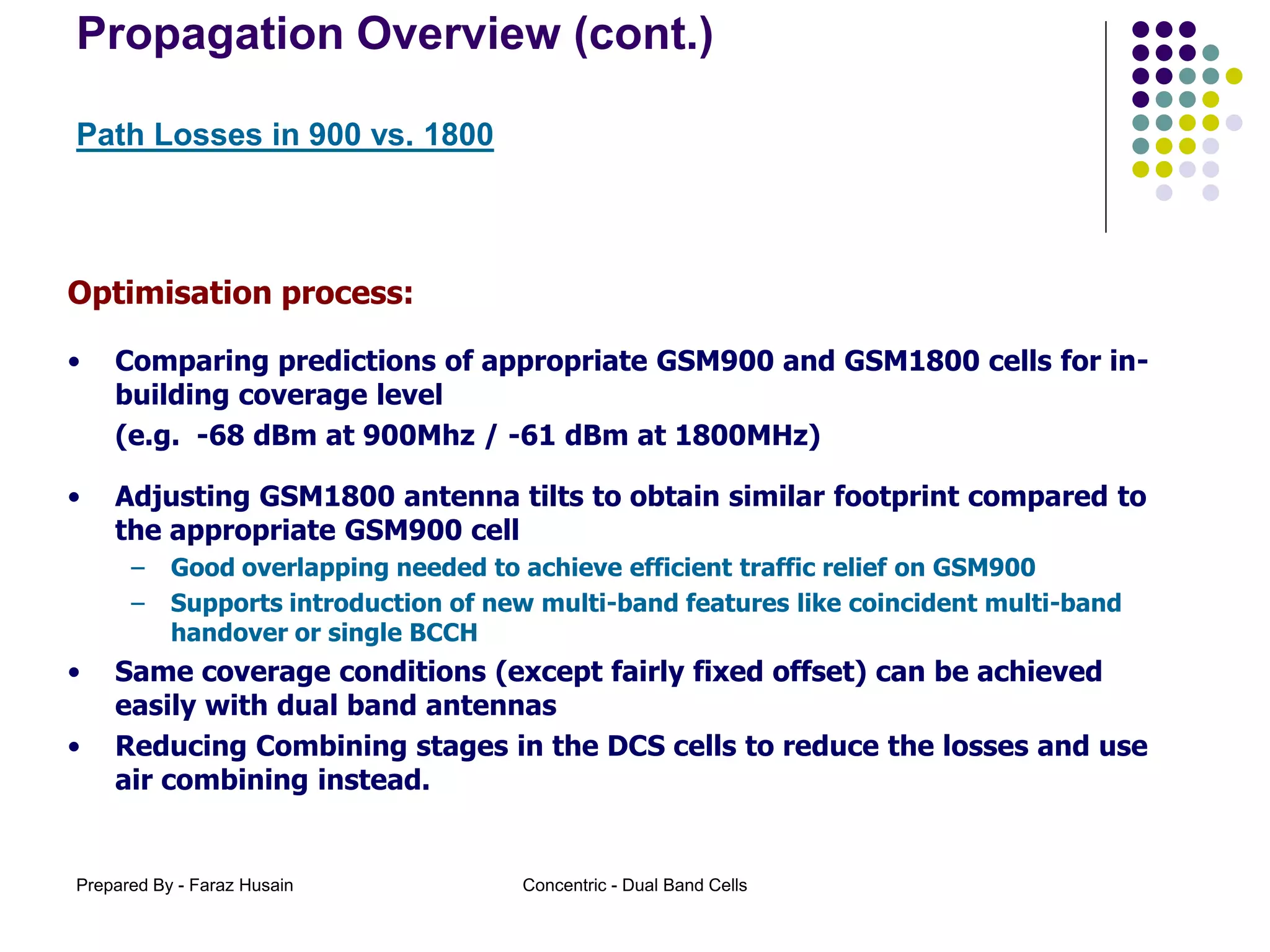 Concentric & Dual Band Cells | PDF