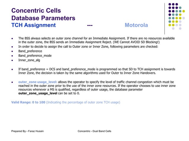Concentric & Dual Band Cells | PDF
