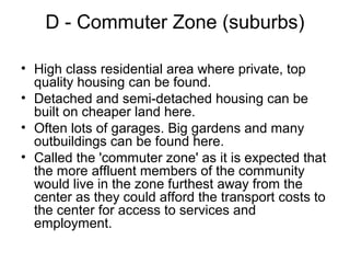 Concentric zone model | PPT