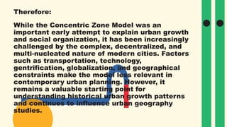 GRID AND CONCENTRIC ZONE MODEL POWERPOINT PRESENTATION | PPTX