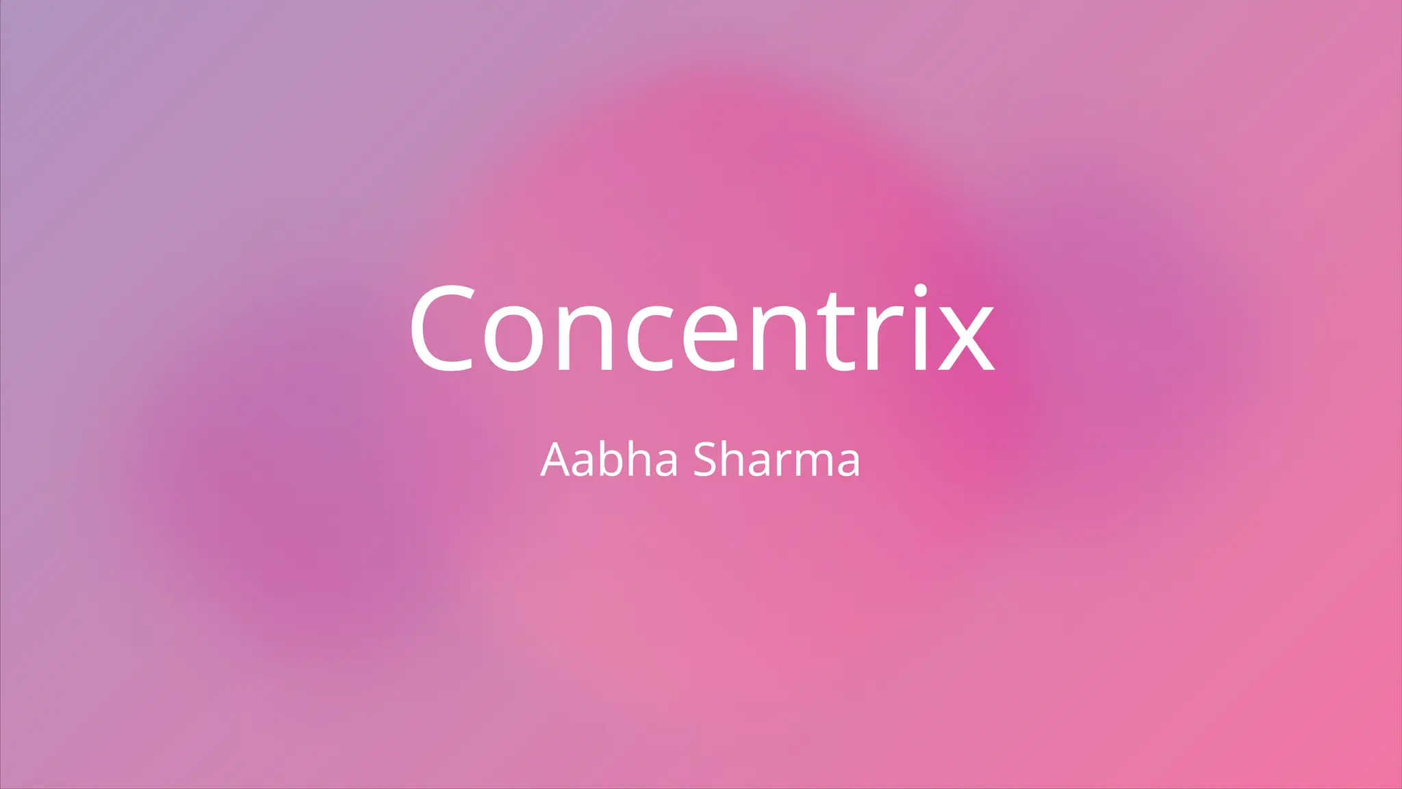 Presentation on Concentrix for academics | PPTX