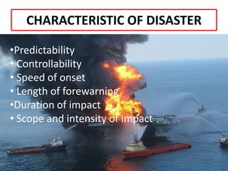 Concepts of disaster management | PPTX