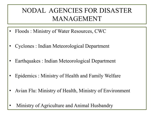 Concepts of disaster management | PPTX