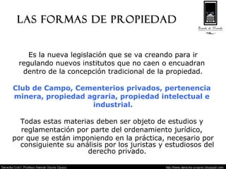 Concepciones de la Propiedad | PPT