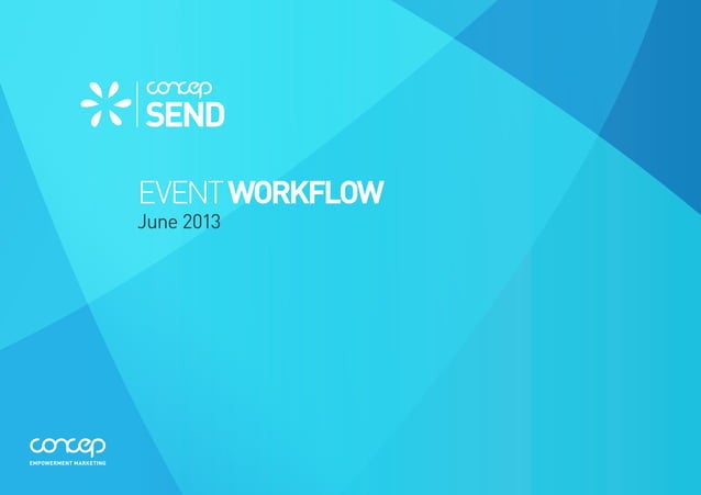 Best Practice Event Marketing Workflow | PPT