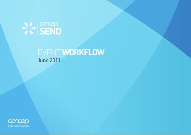 Best Practice Event Marketing Workflow