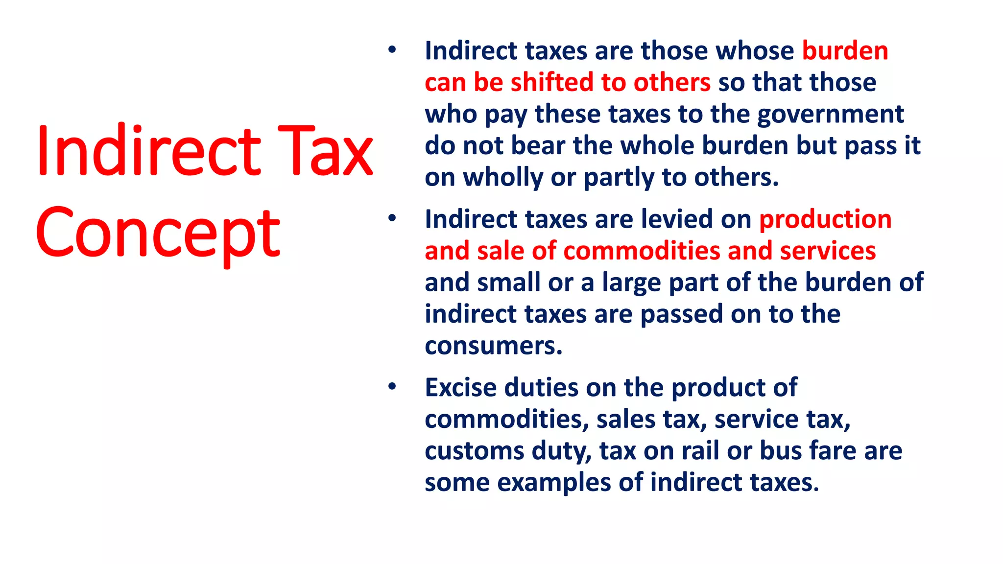 Indirect Tax Basic | PPT