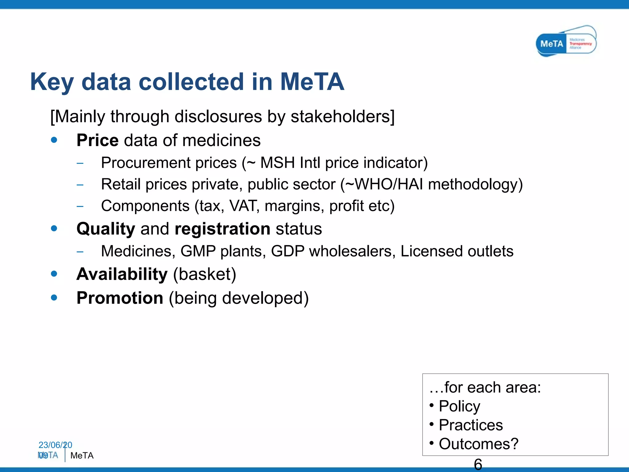 Concept and structure of MeTA | PPT | Business | Business and Finance