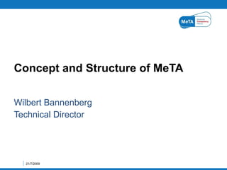 Concept and structure of MeTA | PPT | Business | Business and Finance