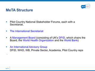 Concept and structure of MeTA | PPT | Business | Business and Finance