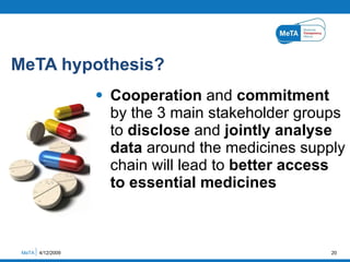 Concept and structure of MeTA | PPT | Business | Business and Finance