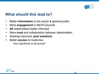 Concept and structure of MeTA | PPT | Business | Business and Finance