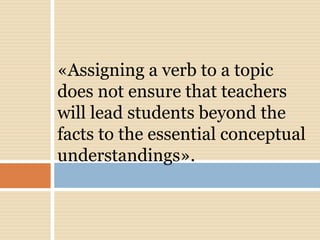 Concept based curriculum and instruction | PPTX