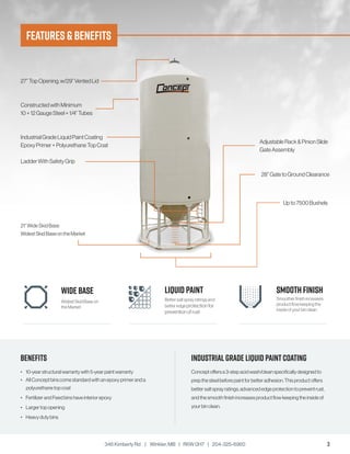 Cone Shaped Grain Storage Bin | PDF