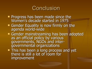 Concept & Context of Gender | PPT