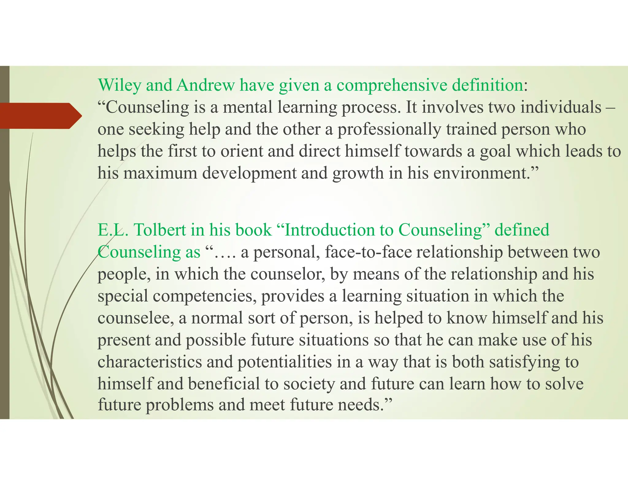 Understanding the important of people to | PPT