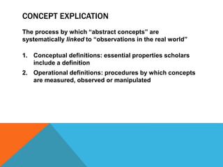 Concept Explication | PPTX