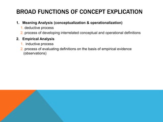 Concept Explication | PPTX