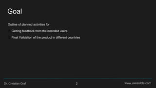 Concept for Testing a New Medical Product for World-wide Launch | PDF