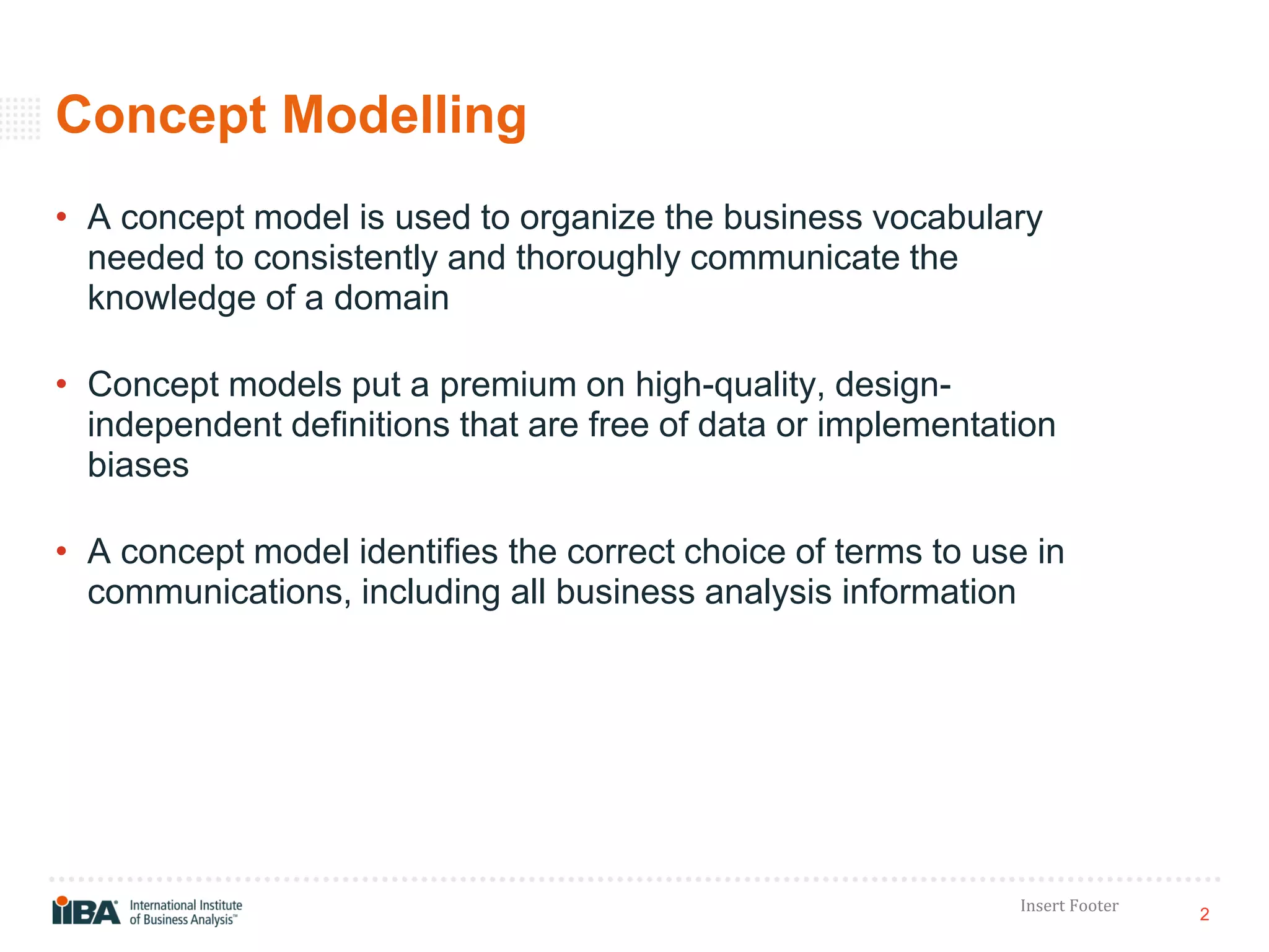 Concept modelling | PPT