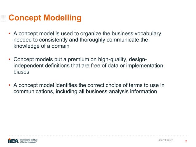 Concept modelling | PPT