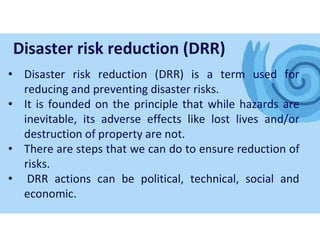 Concept-of-Disaster Risk Reduction(DRR) PPT. | PDF