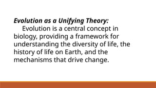Concept-of-Evolution power point presentation | PPTX