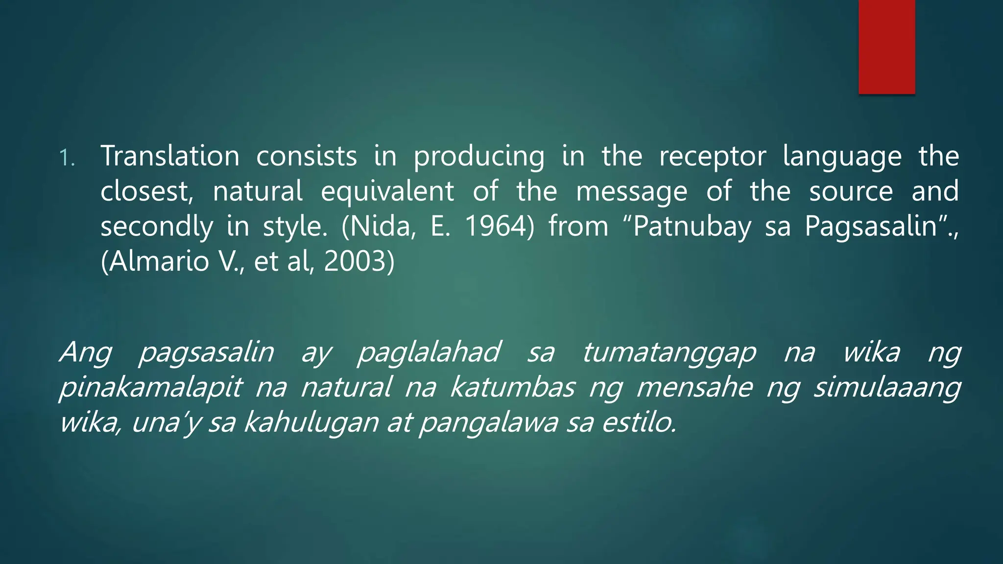 Concept-of-Translation powerpoint presentation | PPTX