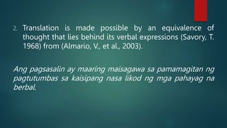 Concept-of-Translation powerpoint presentation | PPTX