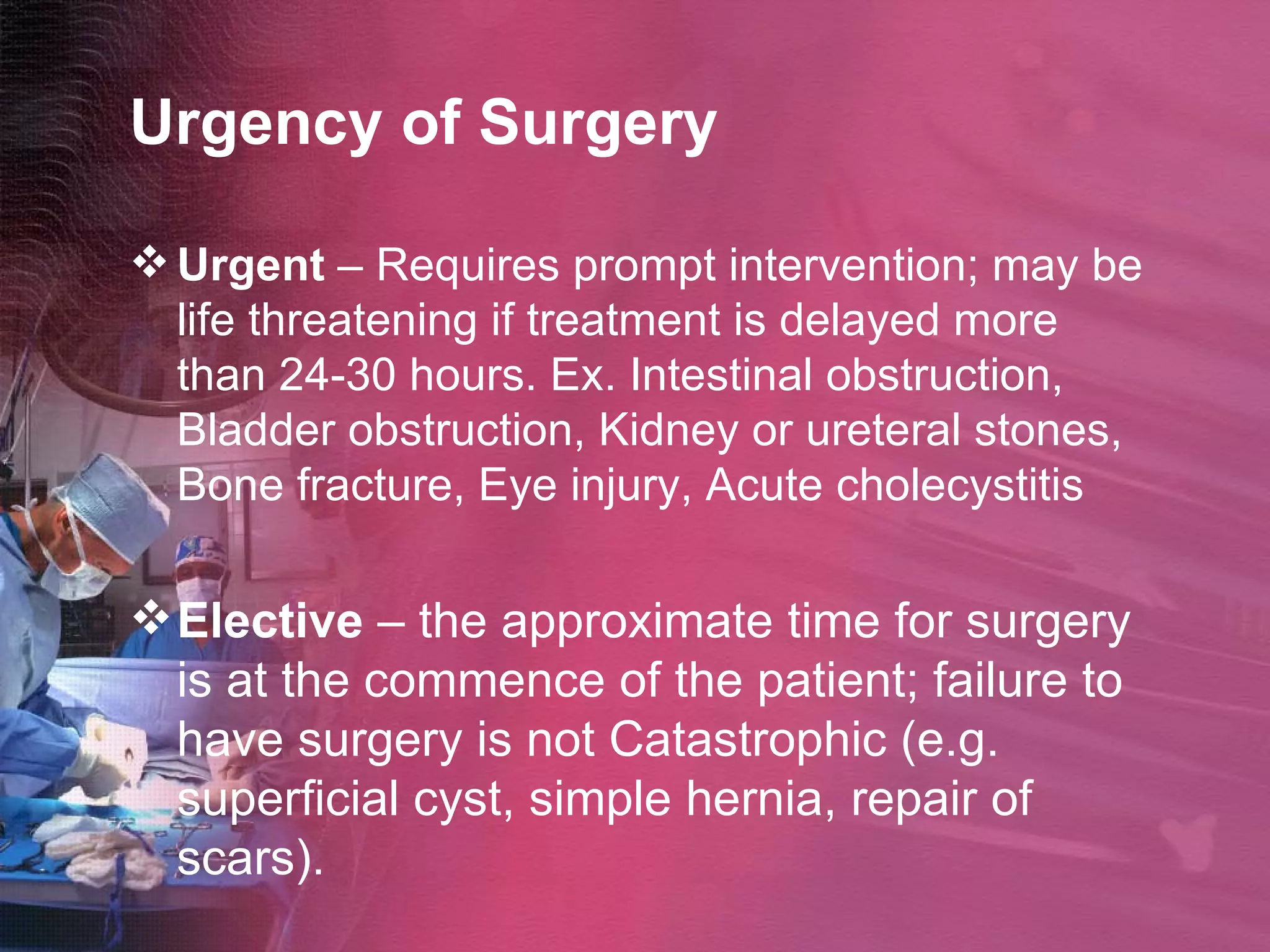 Concept On Surgery Pre Op | PPT