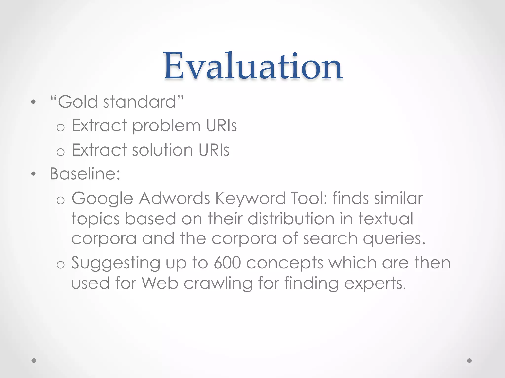 Linked Data-based Concept Recommendation: Comparison of Different Methods in Open Innovation ...