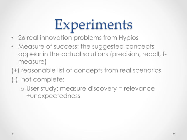 Linked Data-based Concept Recommendation: Comparison of Different Methods in Open Innovation ...