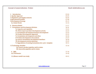 Concept to Commercialization Health & Wellness Product | PPT