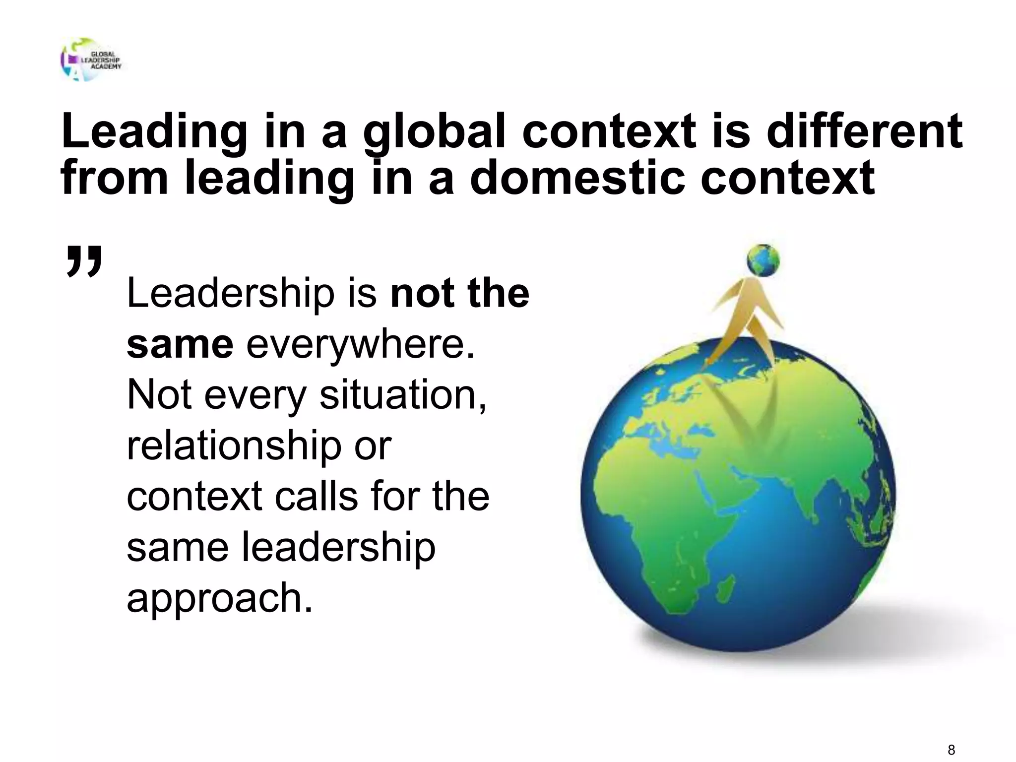 What is global leadership | PPTX
