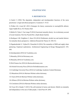 Concept analysis mutuality | PDF