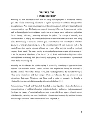 Concept analysis mutuality | PDF