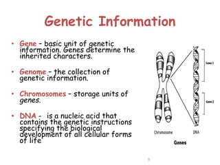 Concept and basics of genetics | PPTX