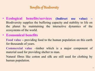 Concept and characteristics of biodiversity | PPTX