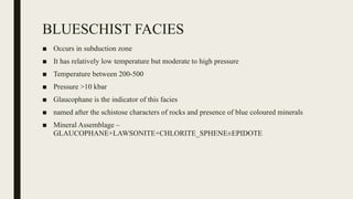 CONCEPT AND CLASSIFICATION OF METAMORPHIC FACIES-1.pptx