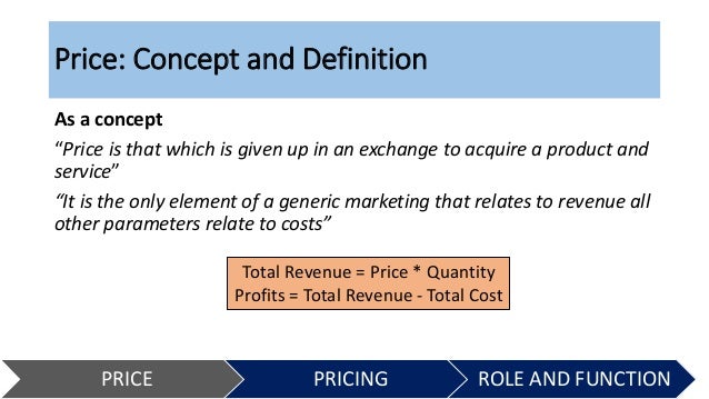 Unit Pricing Definition