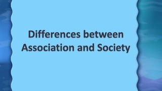 Concept and definition of society | PPTX