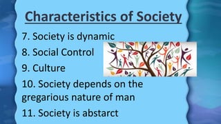 Concept and definition of society | PPTX