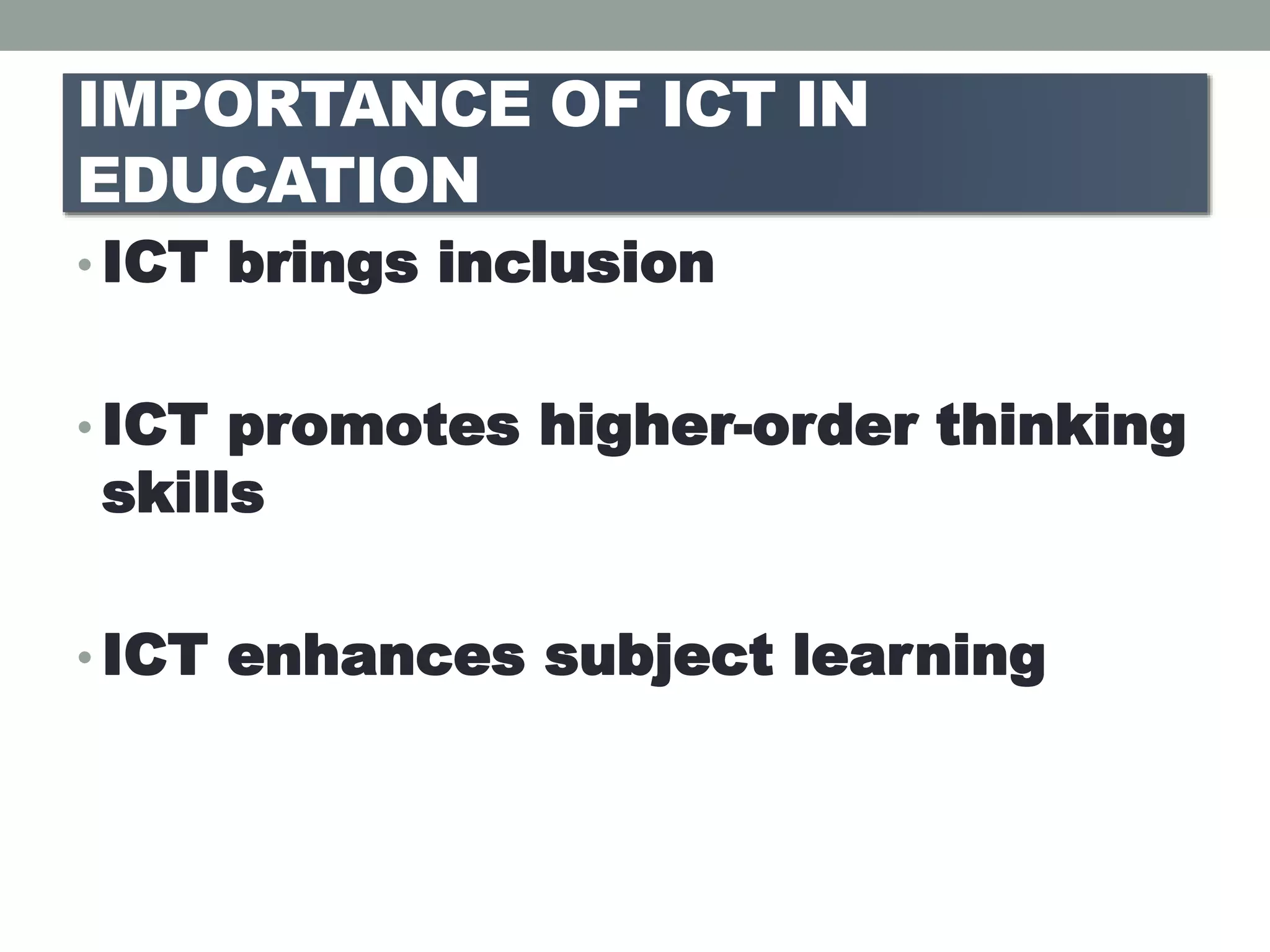 CONCEPT AND IMPORTANCE OF ICT IN EDUCATION.pptx