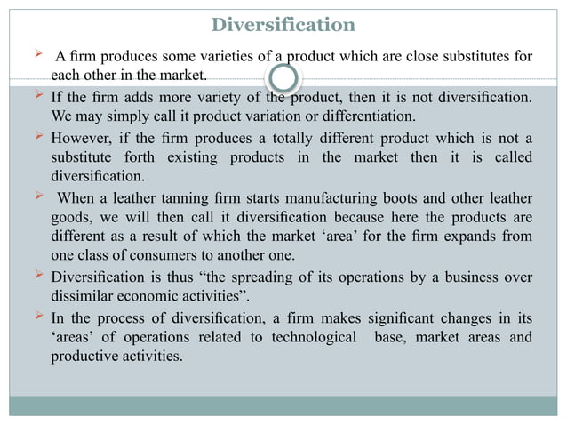Concept and Motives of DIVERSIFICATION, INTEGRATION AND.pptx