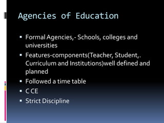 Concept and nature of education | PPTX