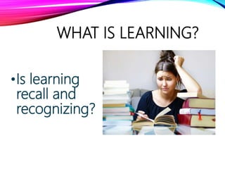 Concept and Nature of Learning | PPTX