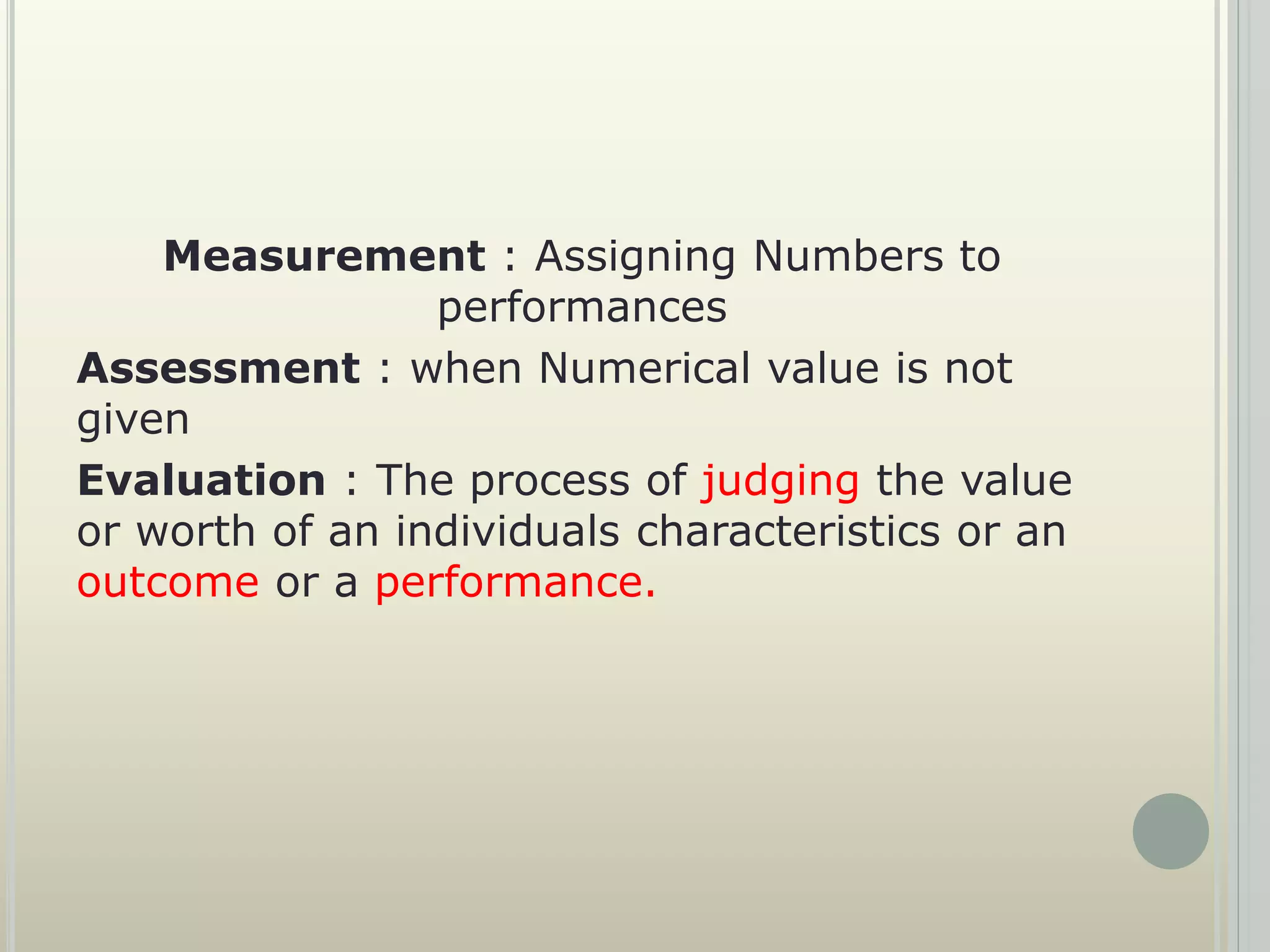 Concept and nature of measurement and evaluation.pptx