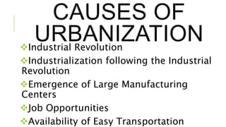 Concept and nature of urbanization, modernization and modernization | PPTX