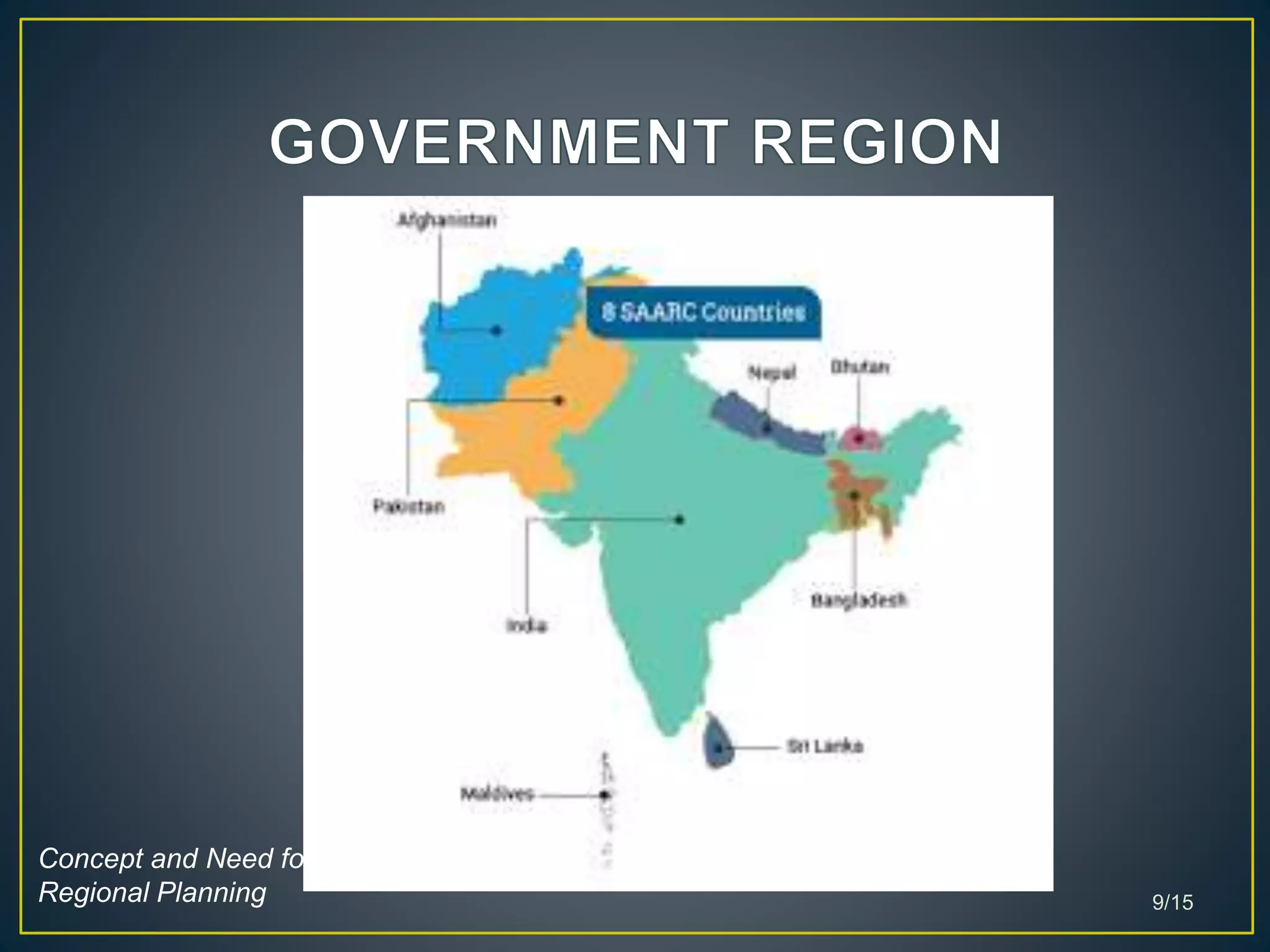 Concept and need for regional planning | PPTX