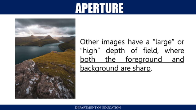 Concept and Principles of Photography.pptx | Photography | Arts and Crafts